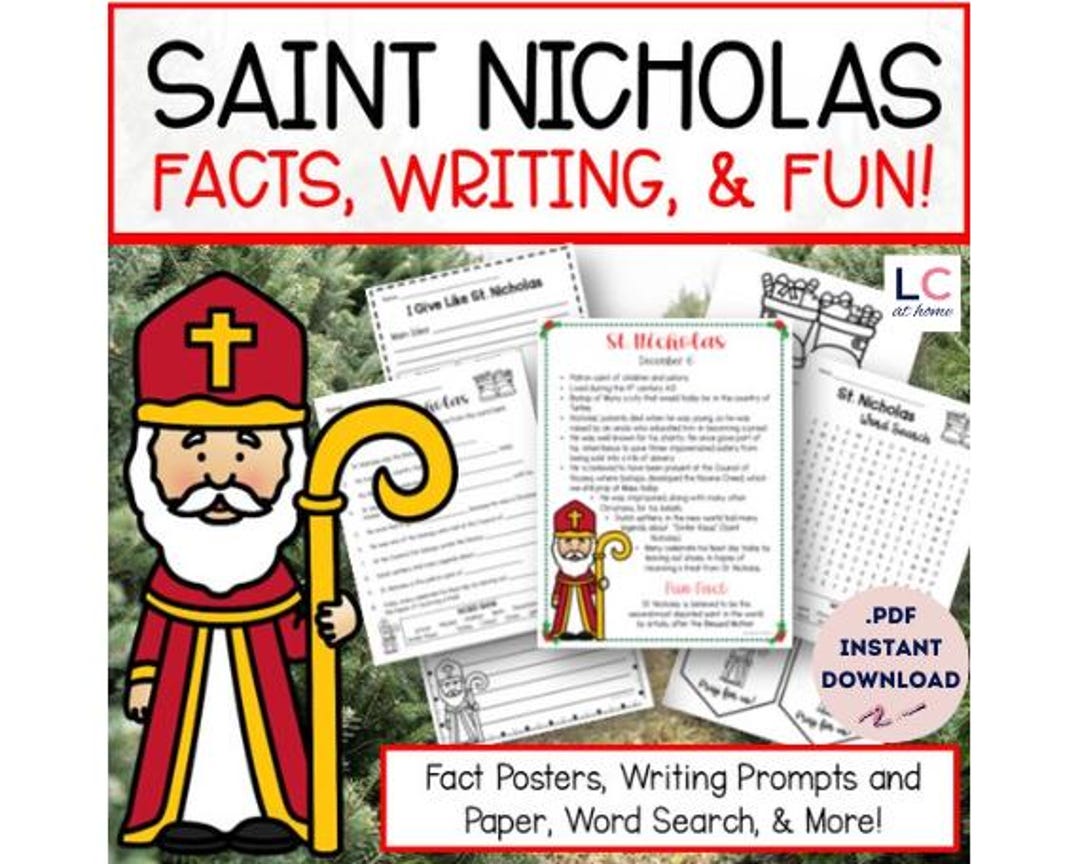 Saint Nicholas Day Writing Project | Catholic St. Nick Story and ...