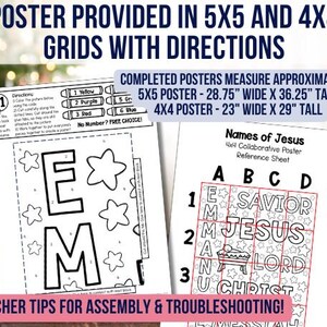 Christmas Collaborative Poster Activity | Advent Catholic Color by Code ...
