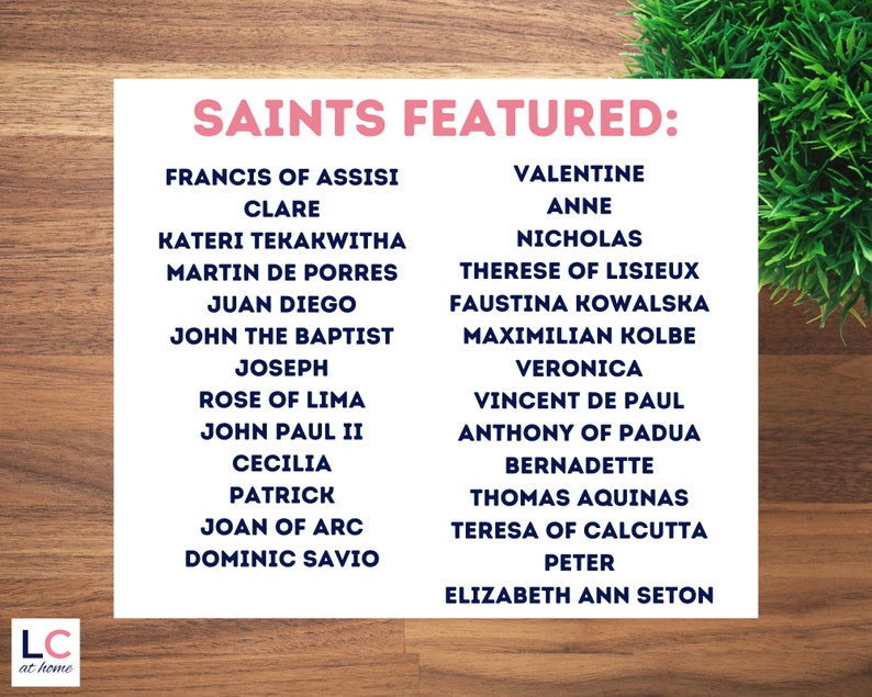 Catholic Saints Trivia Game | All Saints Day I Have Who Has Activity ...