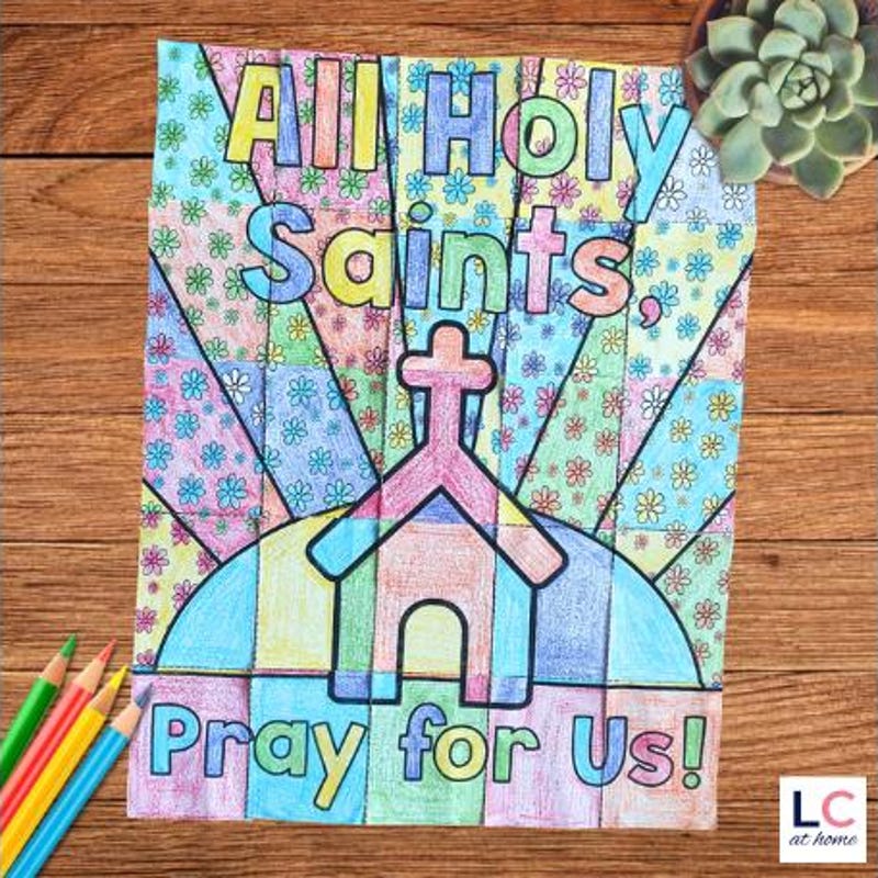 All Saints Day Poster - Etsy