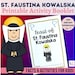 Saint Faustina Kowalska and Divine Mercy Sunday Printable Activity ...