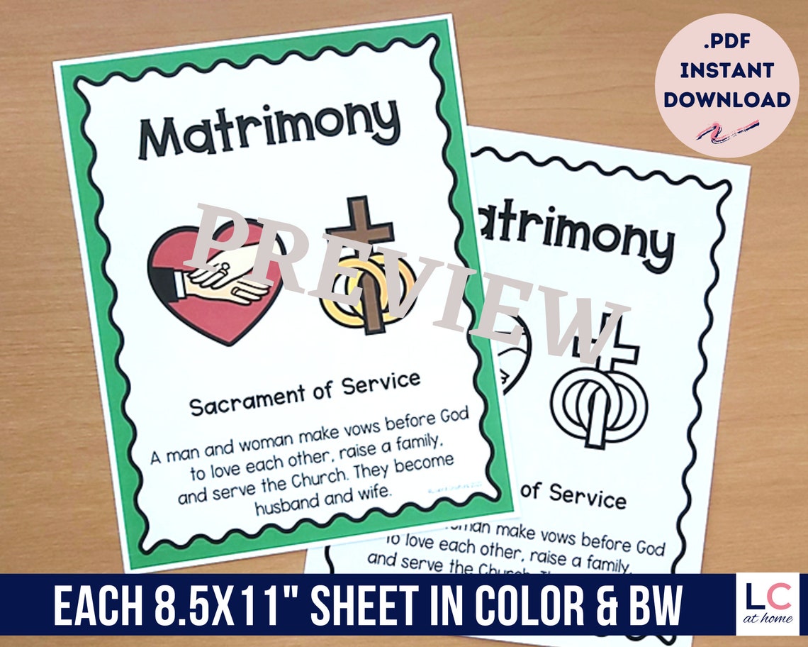 7 Sacraments Display Posters | Seven Sacraments of the Catholic Church ...