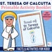 Saint Teresa of Calcutta Printable Activity Booklet for Catholic Kids ...