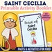 Saint Cecilia Printable Activity Booklet for Catholic Kids | St ...