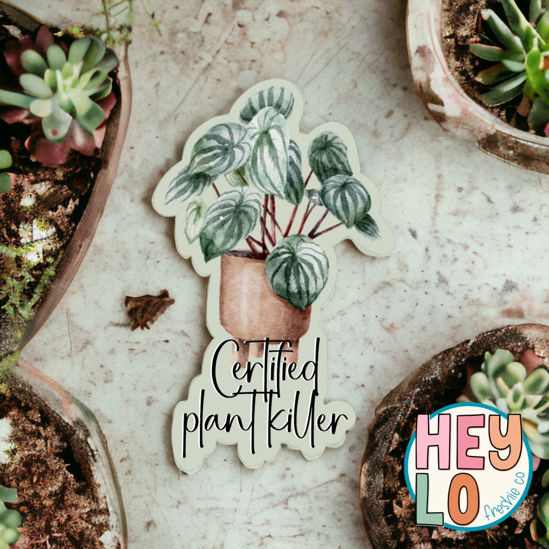 Plant Killer Sticker Stickers Water-resistant Sticker Vinyl Sticker - Etsy