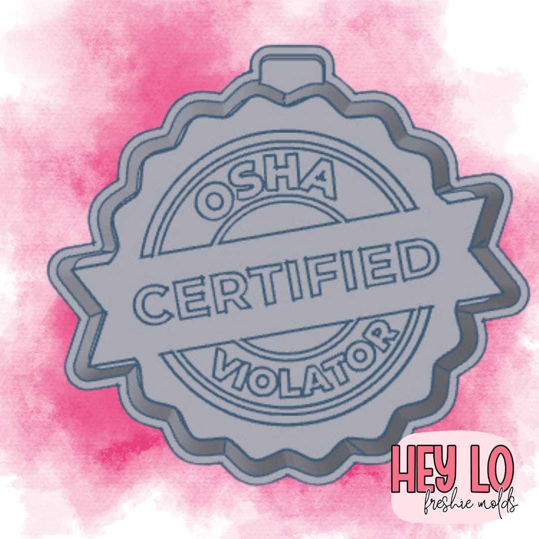 OSHA Certified Violator Silicone Mold - Etsy