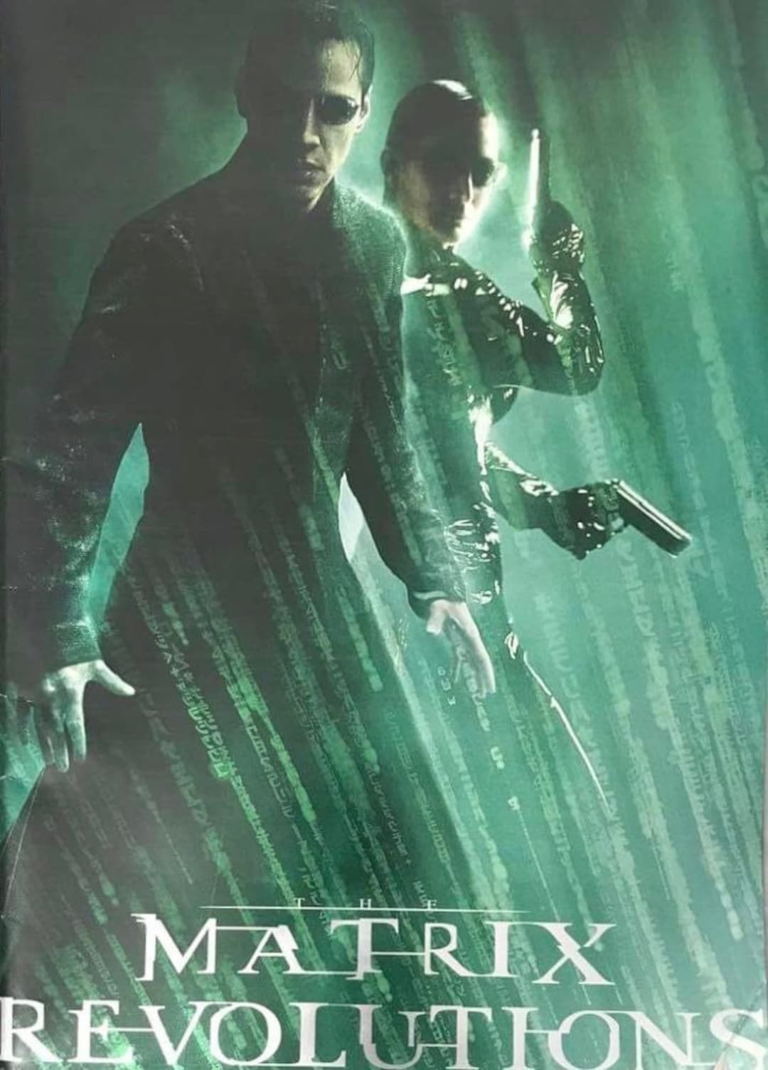 The Matrix Revolution Japanese Movie Brochure - Etsy