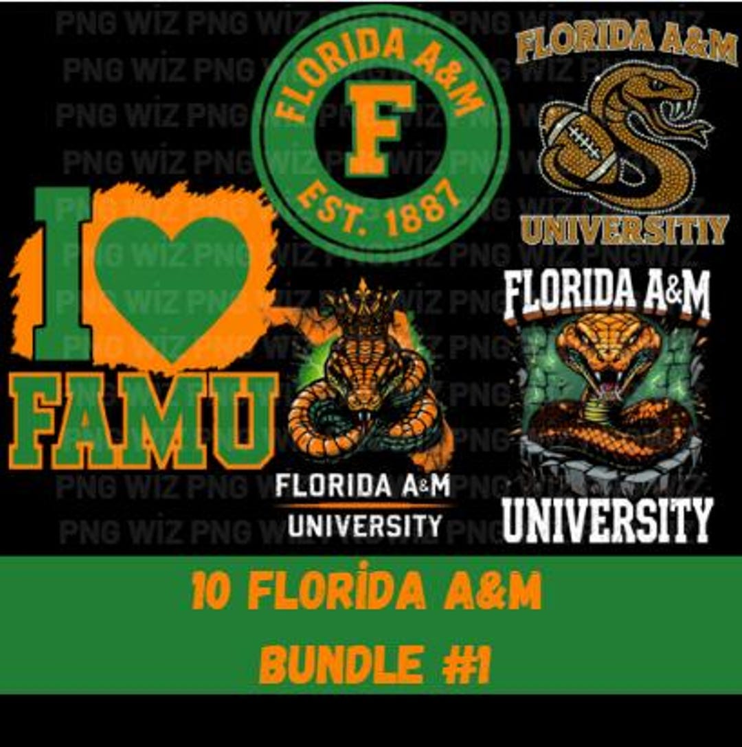 FAMU Florida A&M Bundle 10 #3 2025 NEW Famu Florida Am University HBCU ...