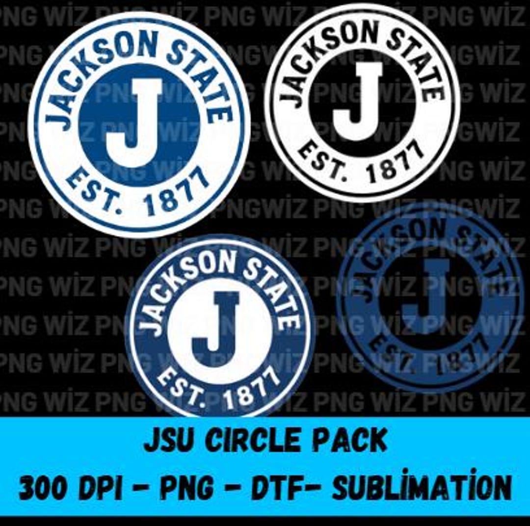 JSU Circle Pattern Instant Download Jackson State Bundle 2025 NEW ...