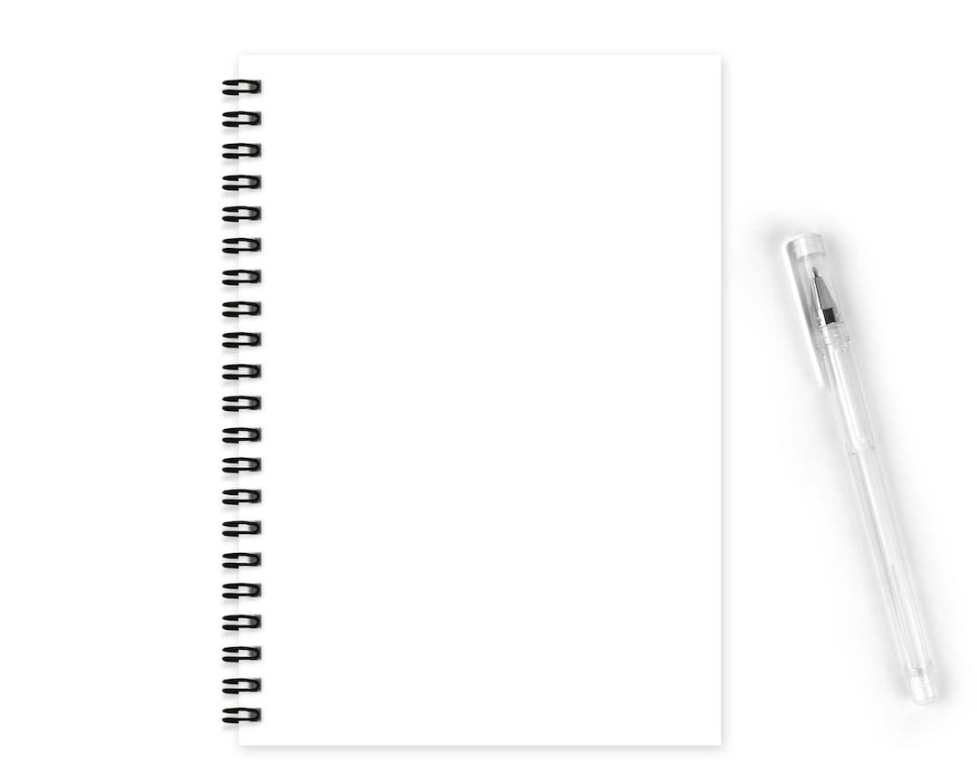 A5 Spiral Notebook Sublimation Blank - Etsy