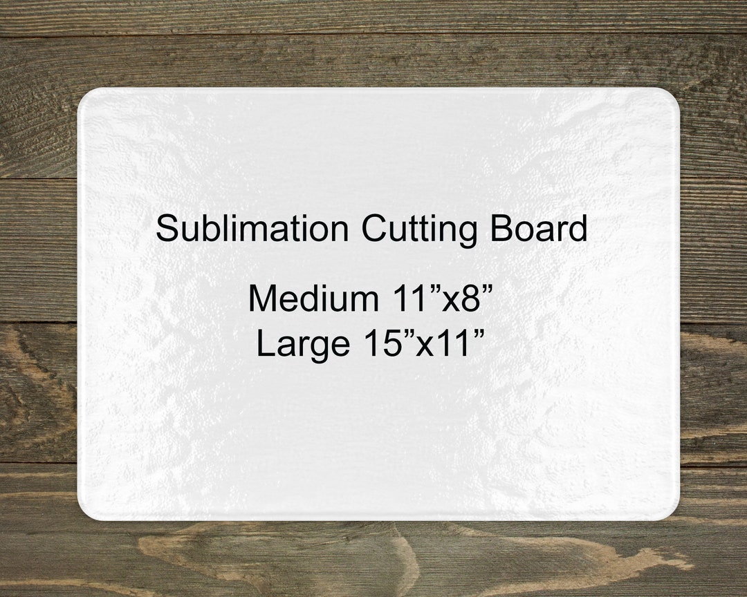 Sublimation Ready Glass Cutting Board - Etsy
