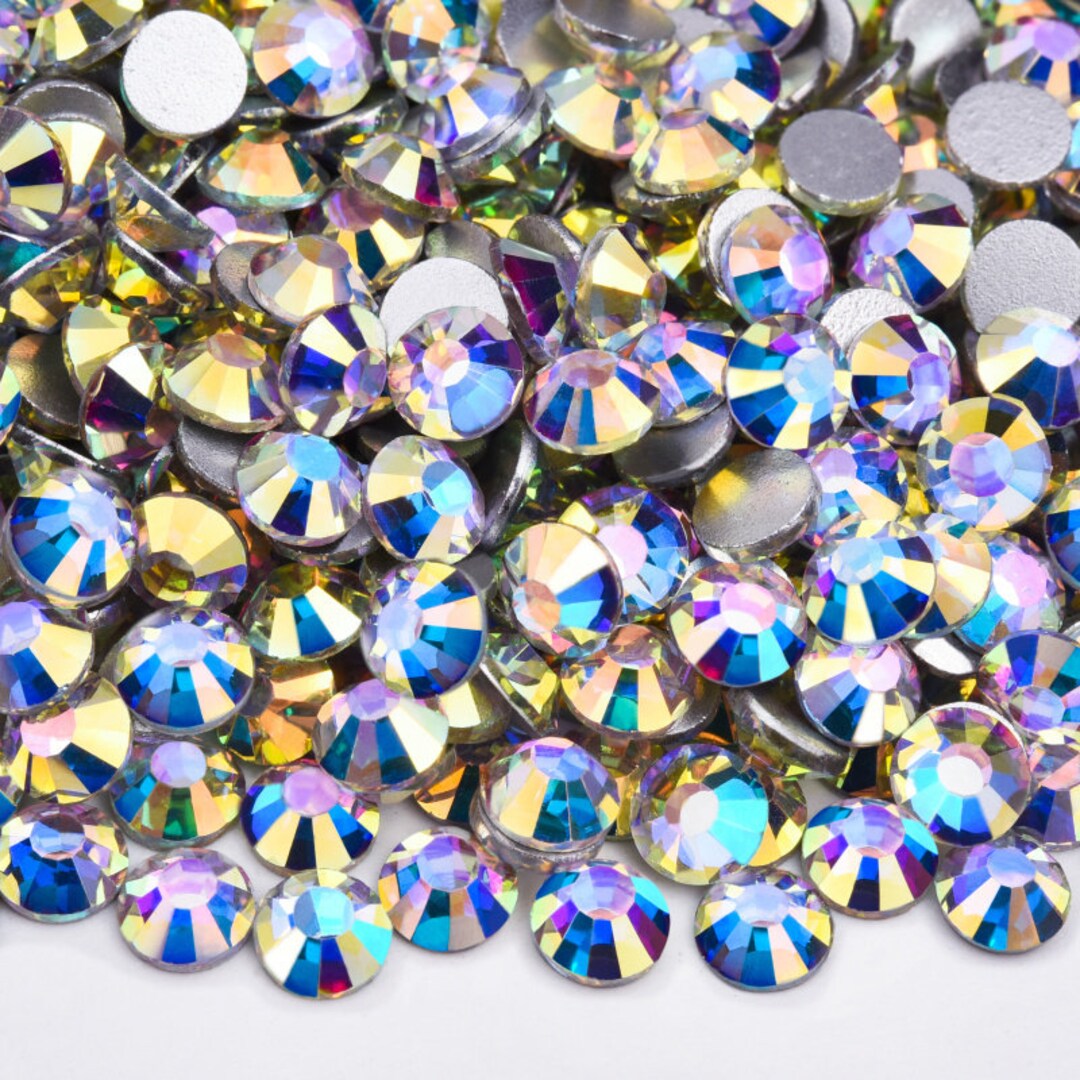 Blue Shiney Crystal AB Glass Rhinestones - Etsy