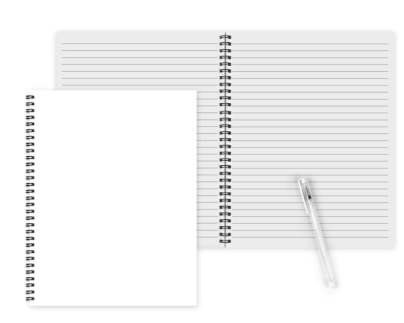 A4 Spiral Notebook Sublimation Blank - Etsy