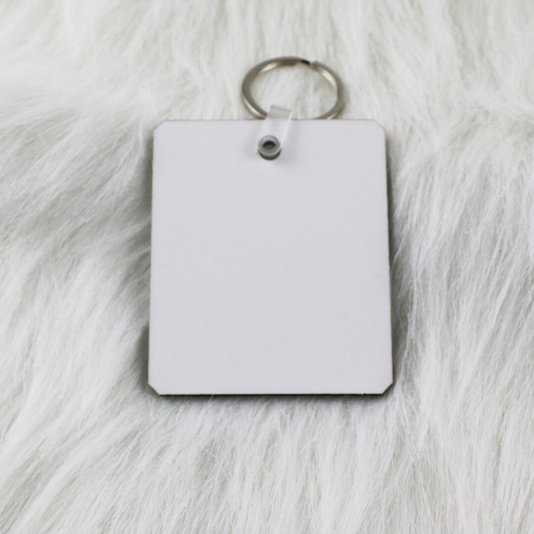 MDF Rectangular Keychain Sublimation Blank - Etsy