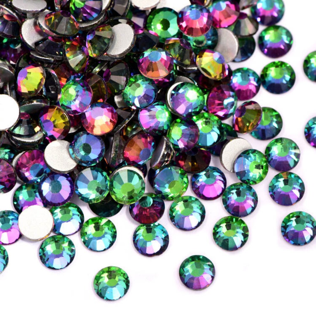 Green Volcano Glass Rhinestones - Etsy