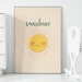 Sunshine Wall Art, Cute Poster Sun, Nursery Decor, Kid's Room Poster ...