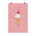 Ice Cream Wall Art, Cute Poster, Desert Ice Cream Nursery Decor, Kid's ...