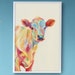 Colorful Cow Wall Art, Cute Poster, Nursery Decor, Kid's Room Poster ...