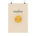 Sunshine Wall Art, Cute Poster Sun, Nursery Decor, Kid's Room Poster ...