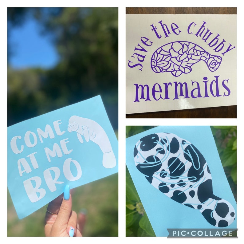Manatee Decals - Etsy