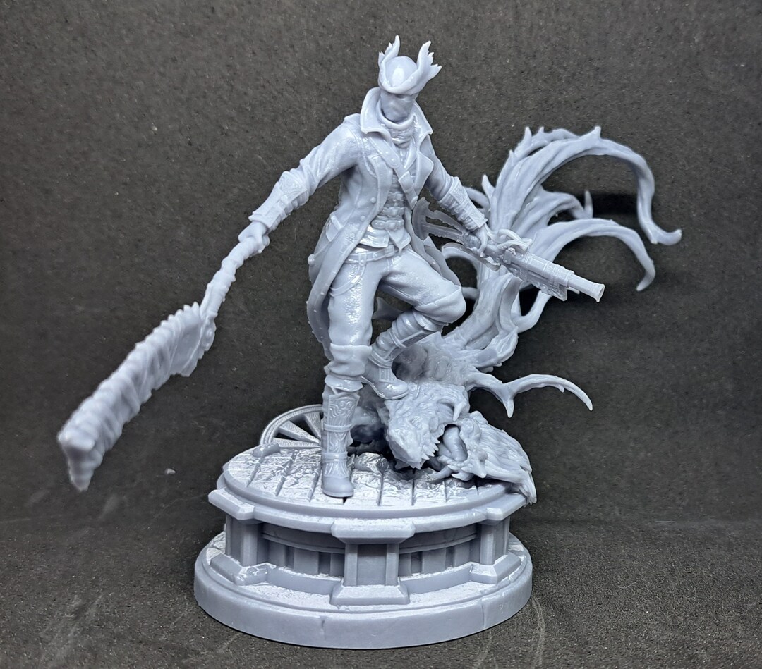 The Hunter 3D Resin Print | Bloodborne - Etsy