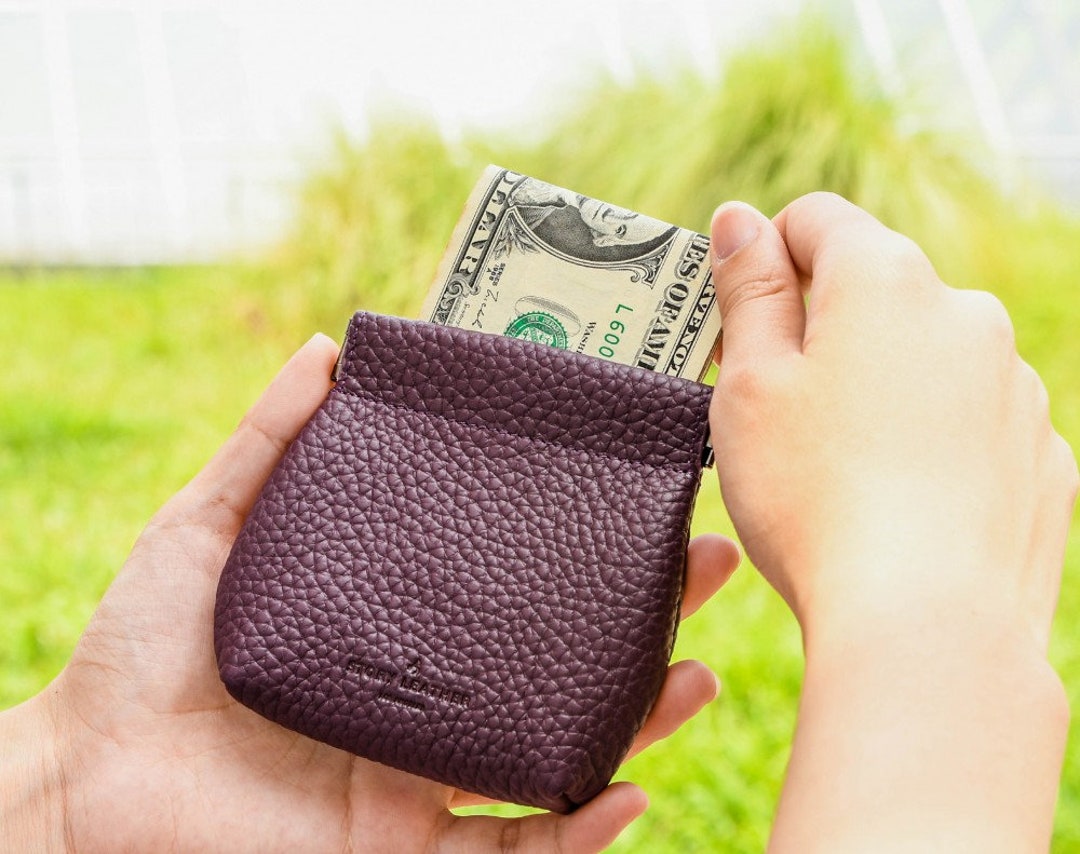 Genuine Leather Pocket Sack for Stores Key, Money, Coins, Small ...