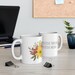 The "positive Thoughts, Positive Minds" Floral Mug - Sip in Positivity ...
