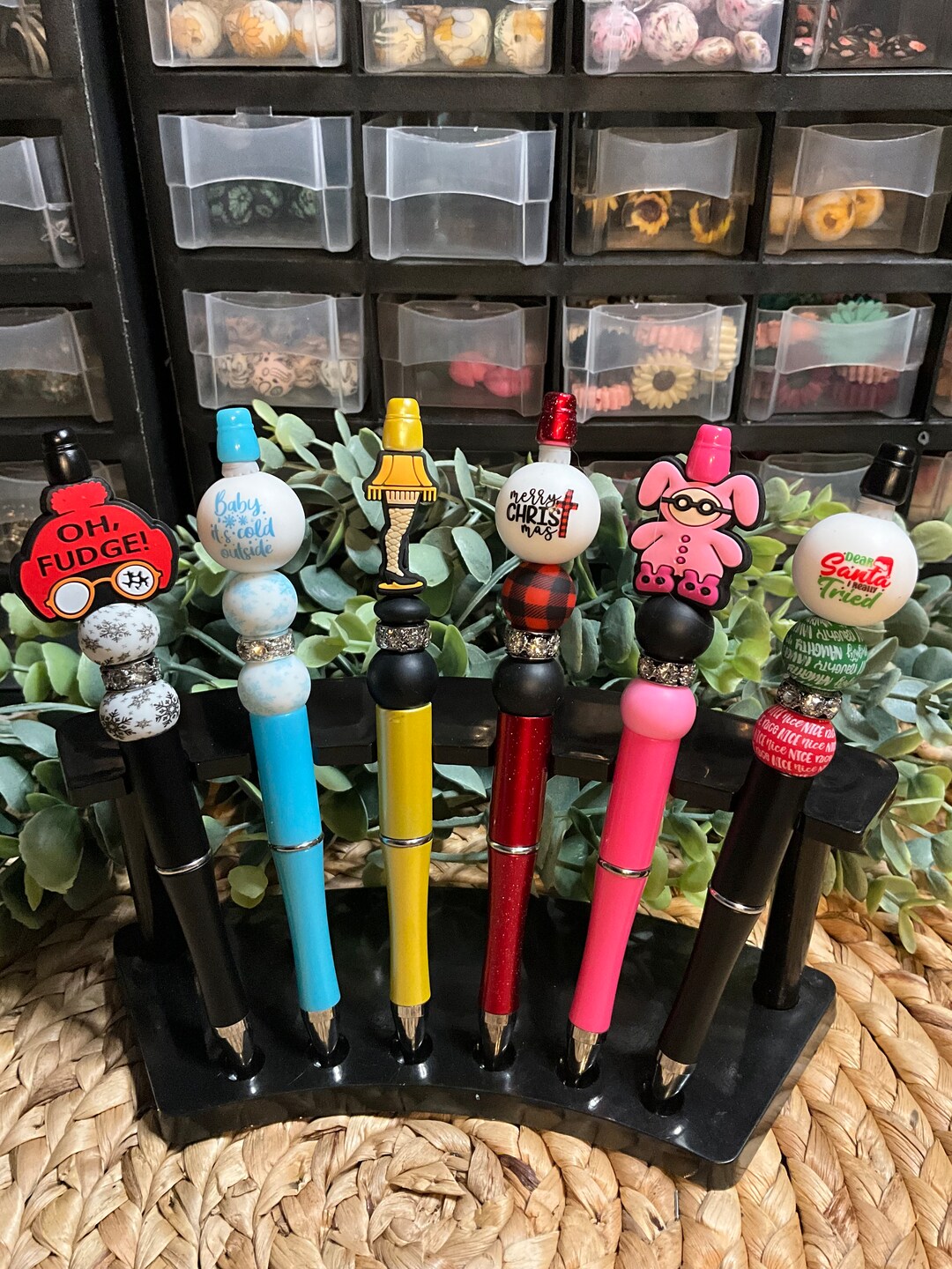 Christmas Pens, Funny Pens, Ballpoint Pens, Refillable Pens - Etsy