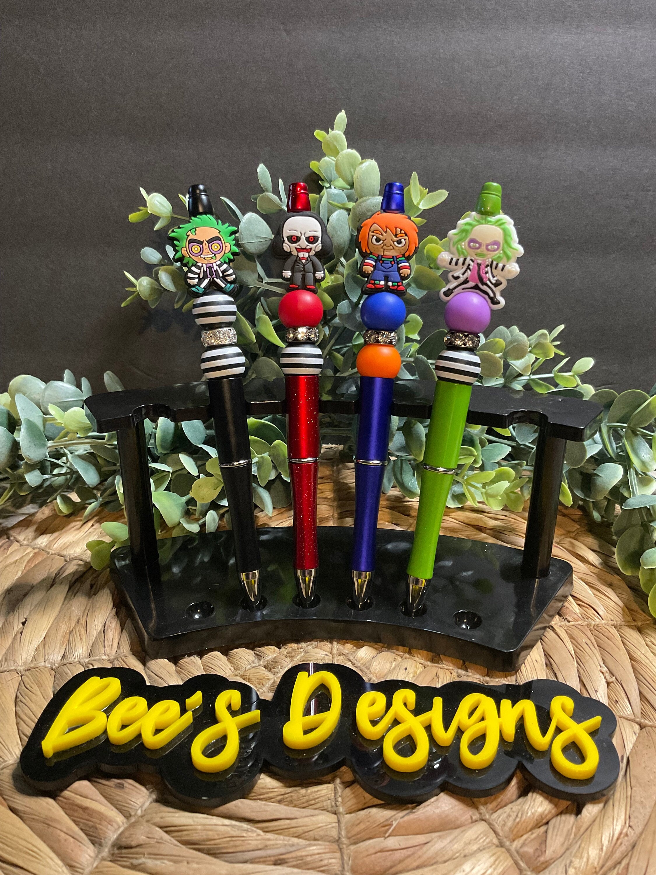 Horror Movie Pens Halloween Pens Ballpoint Pens Beadable - Etsy