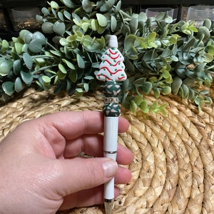Christmas Tree Pens, Christmas Snack Pens, Ballpoint Pens, Refillable ...