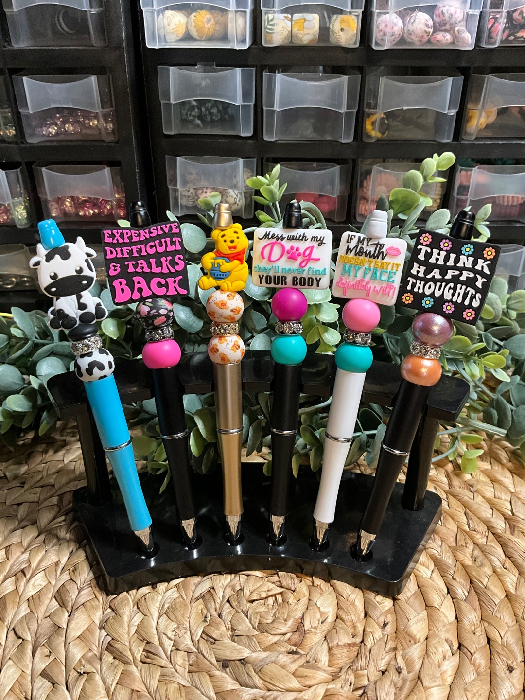 Funny Silicone Beaded Pens: Adult Humor Ballpoint Pens - Etsy