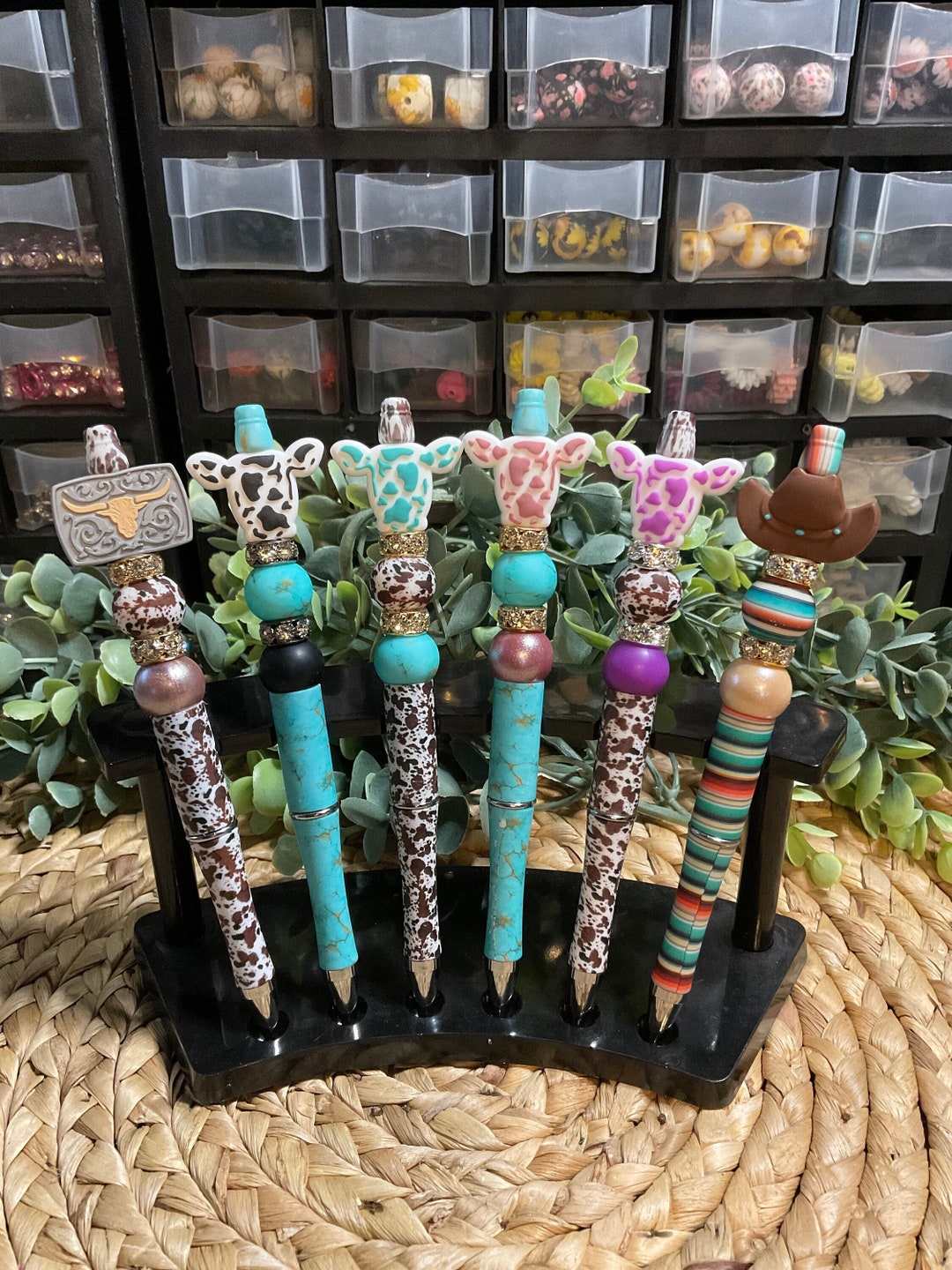 Western Cow Print Ballpoint Pen: Refillable Fun Pen - Etsy