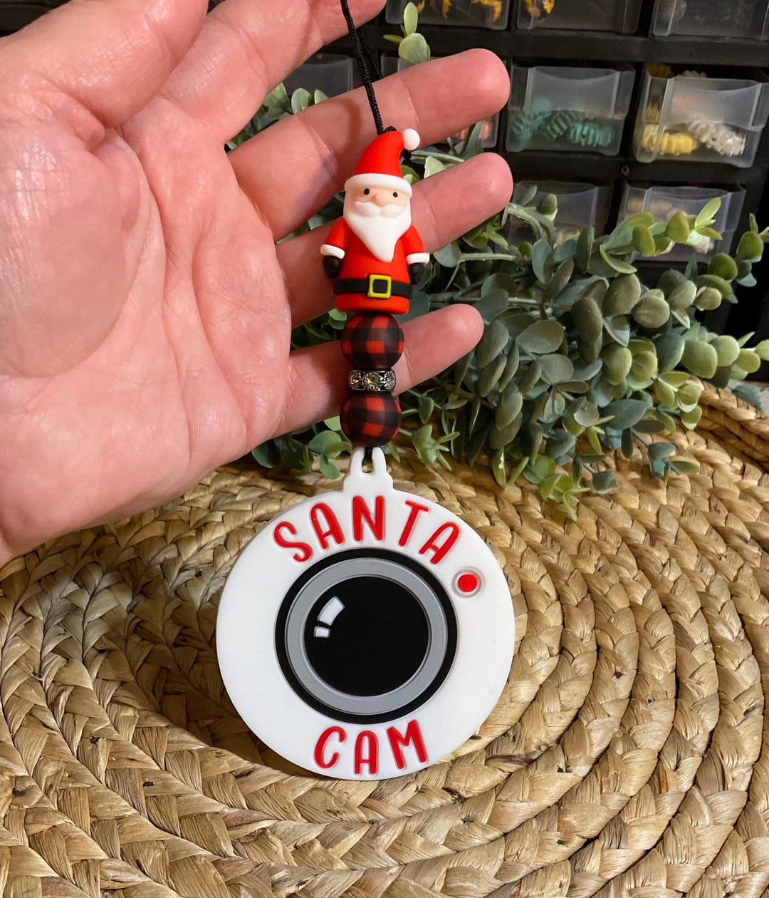 Santa Cam Christmas Ornament: Kids Surveillance Decor - Etsy