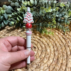 Christmas Tree Pens, Christmas Snack Pens, Ballpoint Pens, Refillable ...
