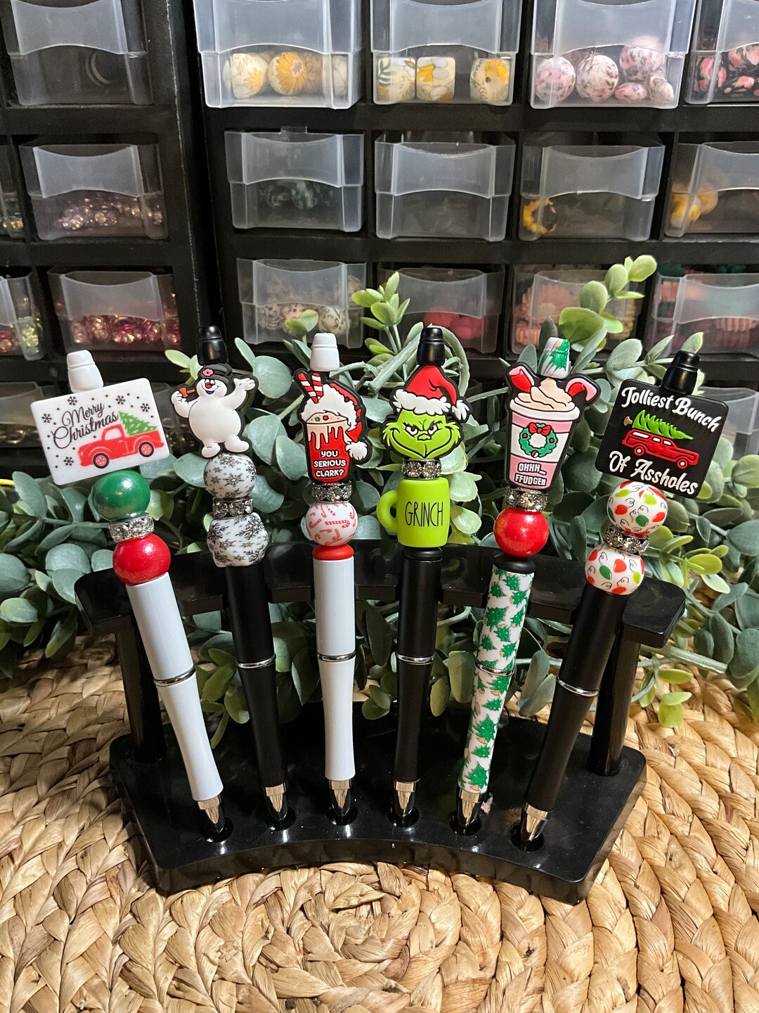 Christmas Pens, Fun Pens, Ballpoint Pens, Refillable Pens, - Etsy