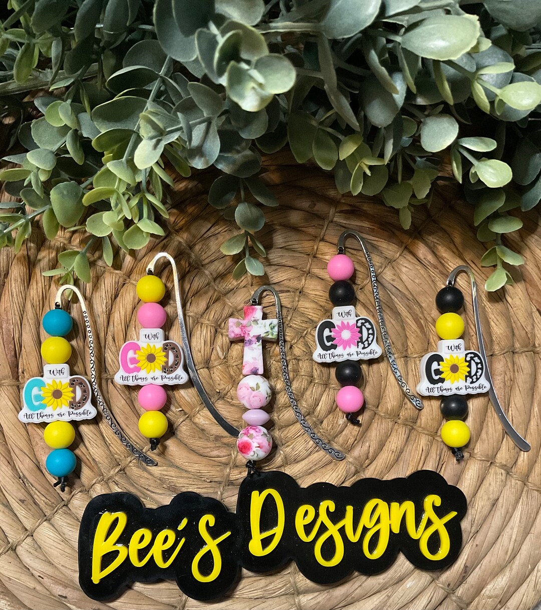 Faith Based Bookmarks, With God All Things Are Possible Bookmarks - Etsy