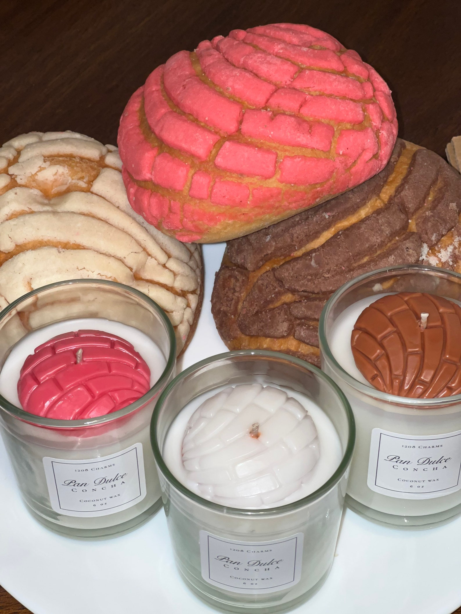 Pan Dulce Concha Candle Gifts Coconut Soy Wax - Etsy