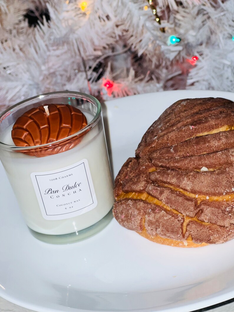 Pan Dulce Concha Candle Gifts Coconut Soy Wax - Etsy