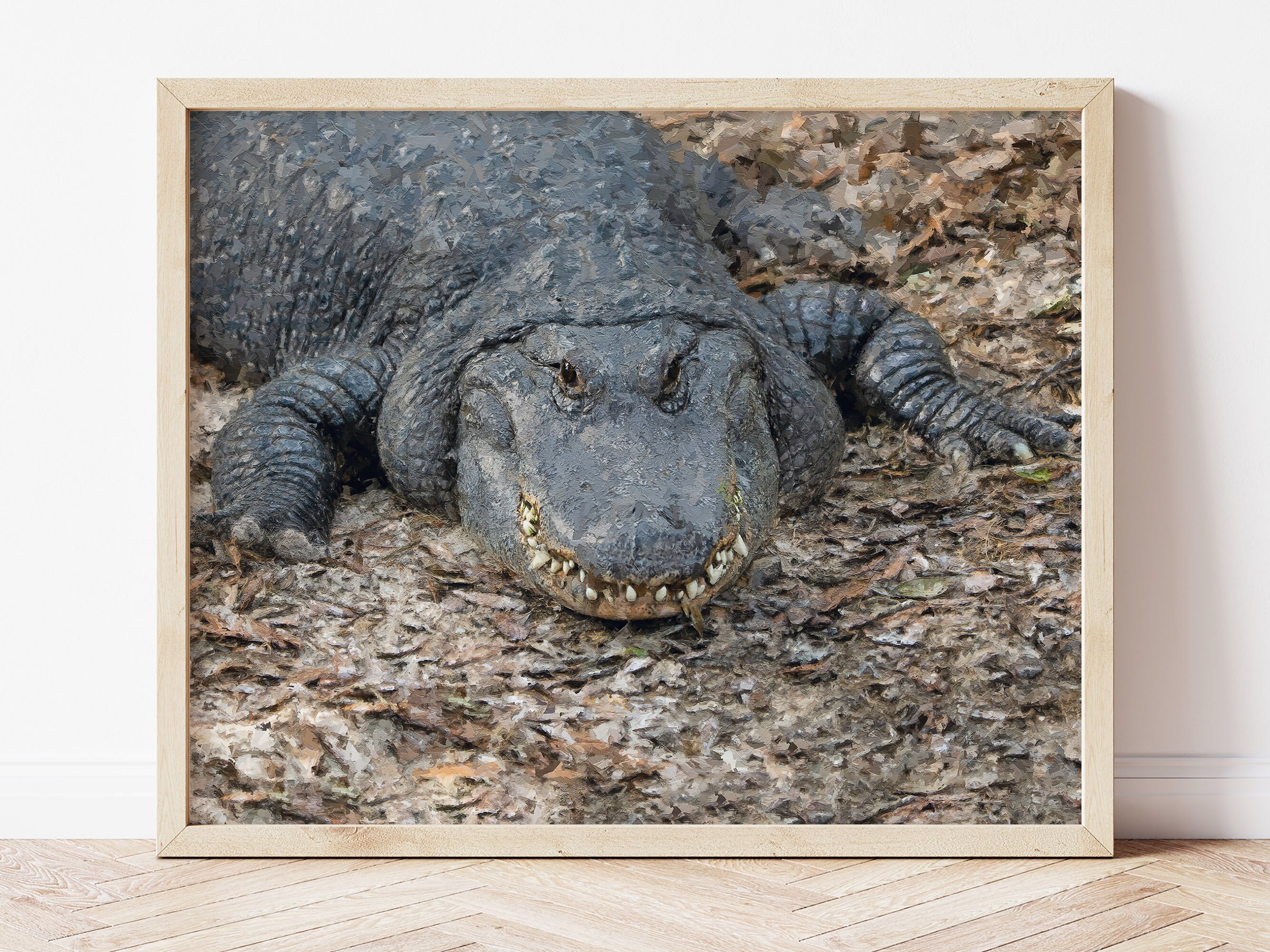 AMERICAN ALLIGATOR, Fine Art Print, Florida Wildlife, Nature, Original ...
