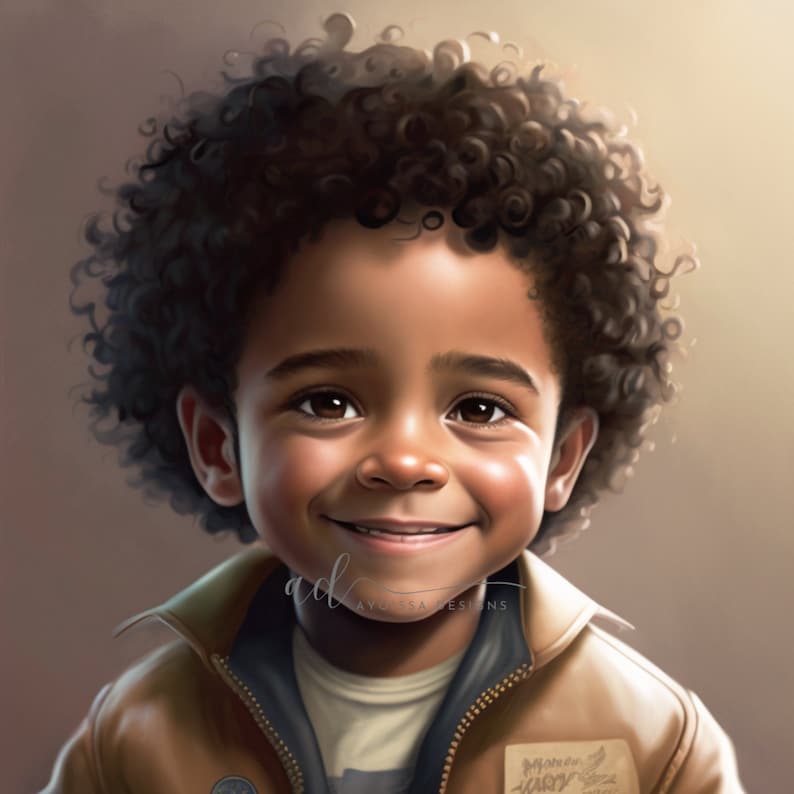 Cute Boy, Black Art, African American Clipart, PNG Clipart, Digital Art ...