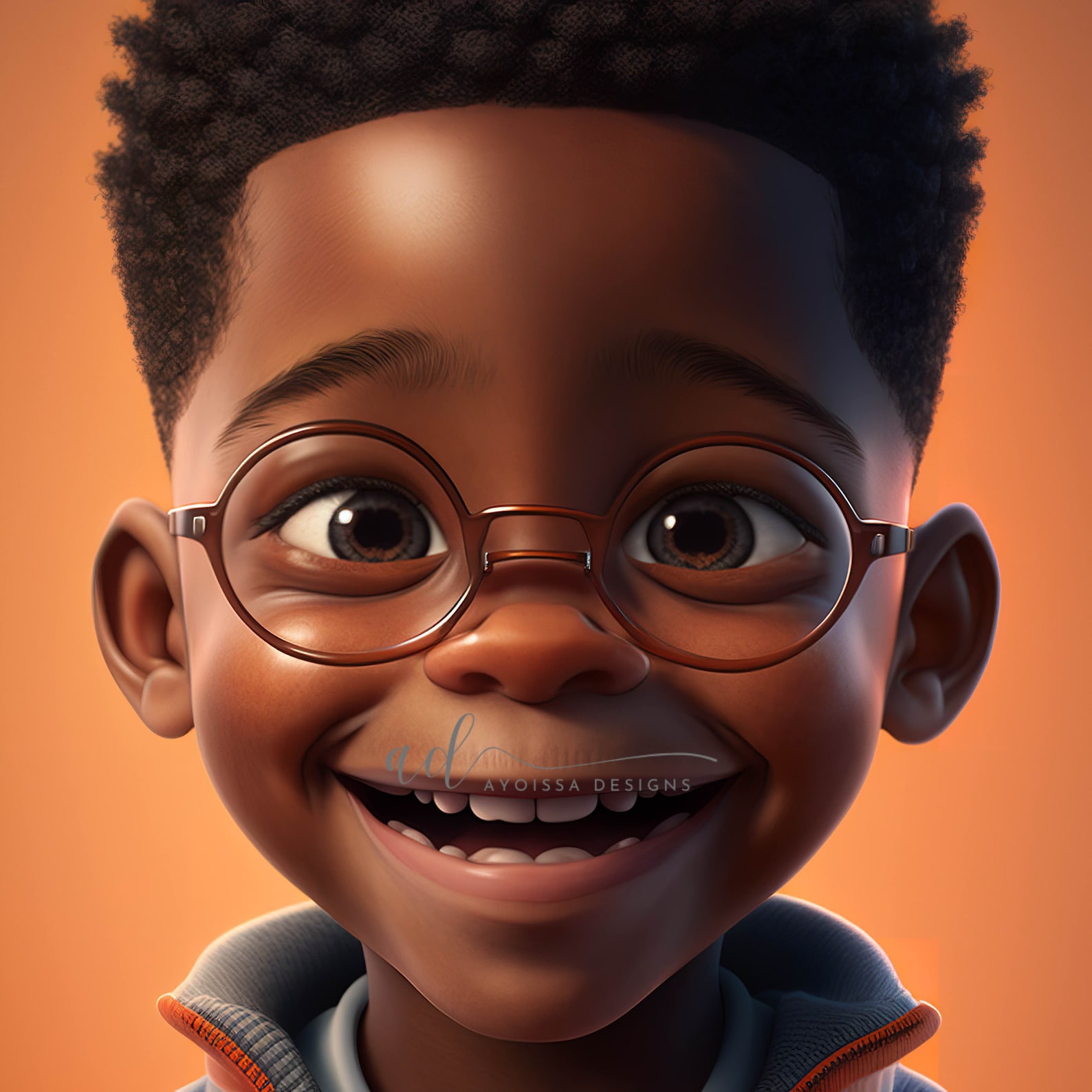 Black Boy Clipart, Black Wall Art, Wall Art, Child Wall Art, Melanin ...