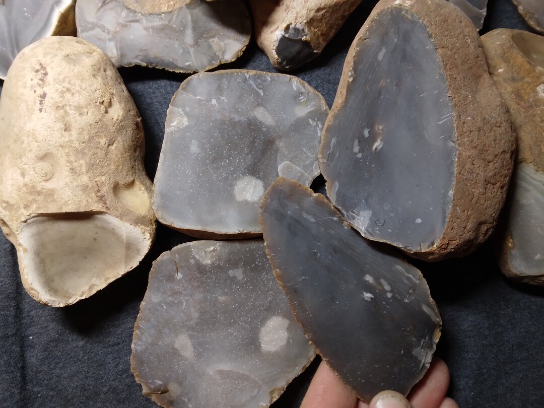Flint Knapping Material - 10+lbs HI-GRADE-RAW - Texas Glory - Free ...