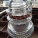 Vintage Hemingray No 42 Glass Insulator Clear Patina Copper Wire ...