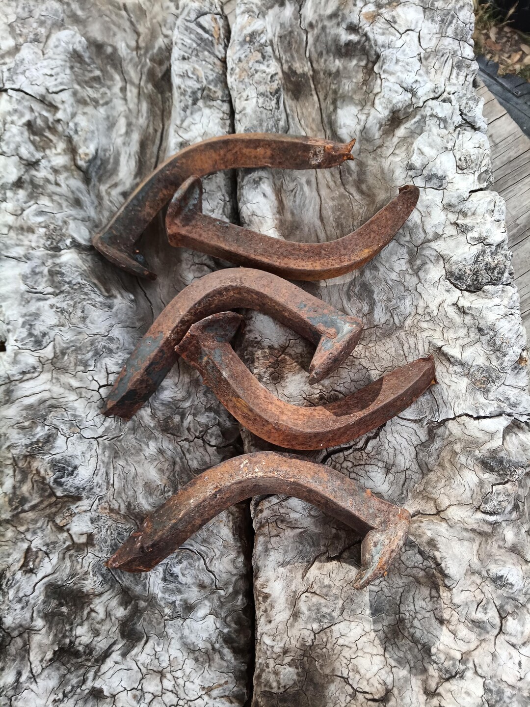 Railroad Spikes * Weathered Vintage Metal * Americana Rustic Industrial ...