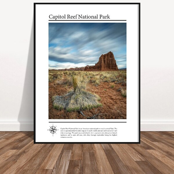 Capitol Reef Poster - Etsy