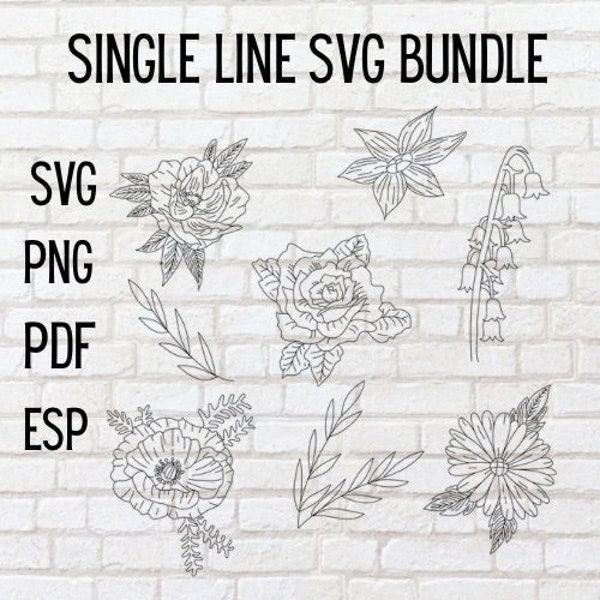 Single Line Svg - Etsy Australia