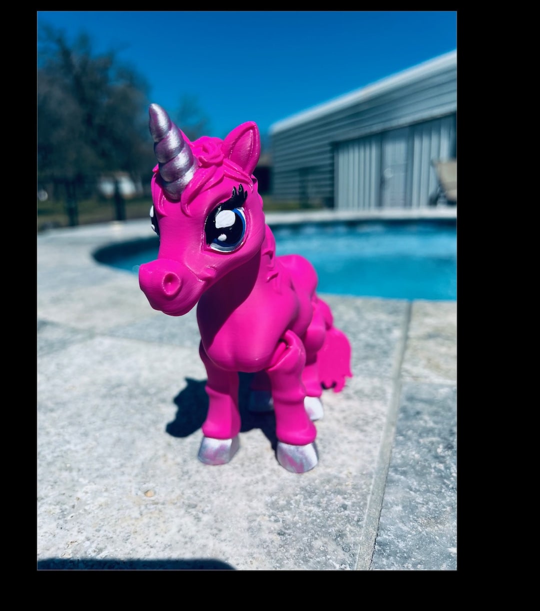 Cute 3D Articulated Unicorn Fidget Toy - 3D Printed Animal - Etsy