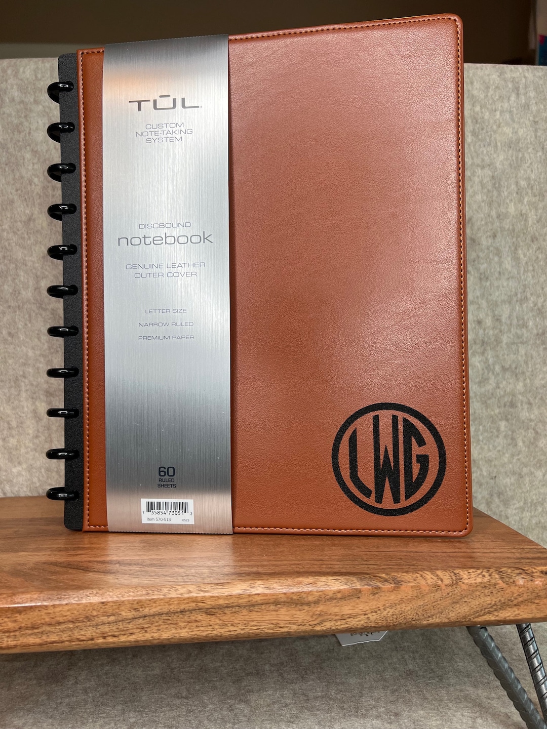 TUL® LETTER Discbound Notebook With Leather Cover, Letter Size. Perfect ...