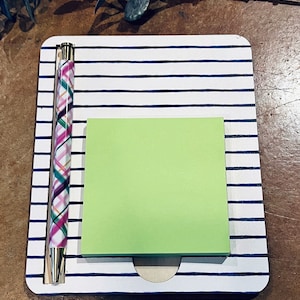Post It Note and Pen Holder With Personalization! Teacher Appreciation ...