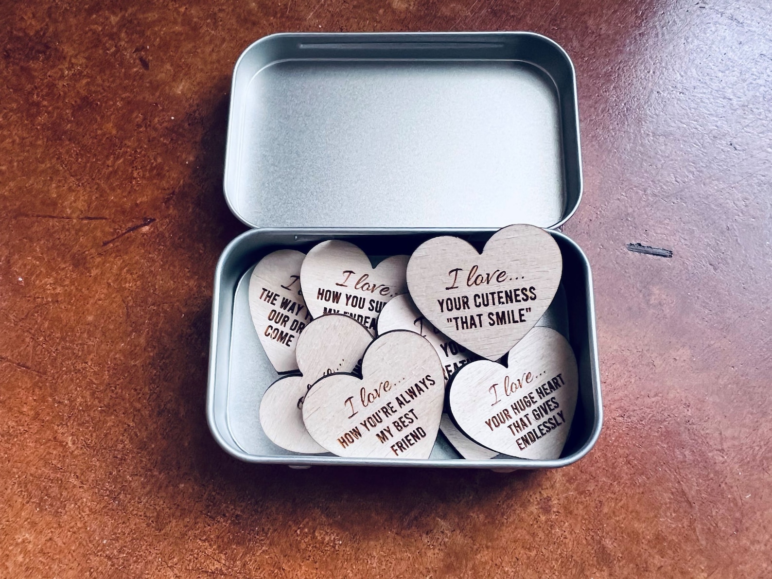 Why I Love You Gift Box / Reasons I Love You / Wedding - Etsy